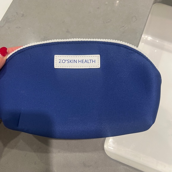 Zo Skin Health | Bags | Zo Skin Health Blue Cosmetic Bag | Poshmark